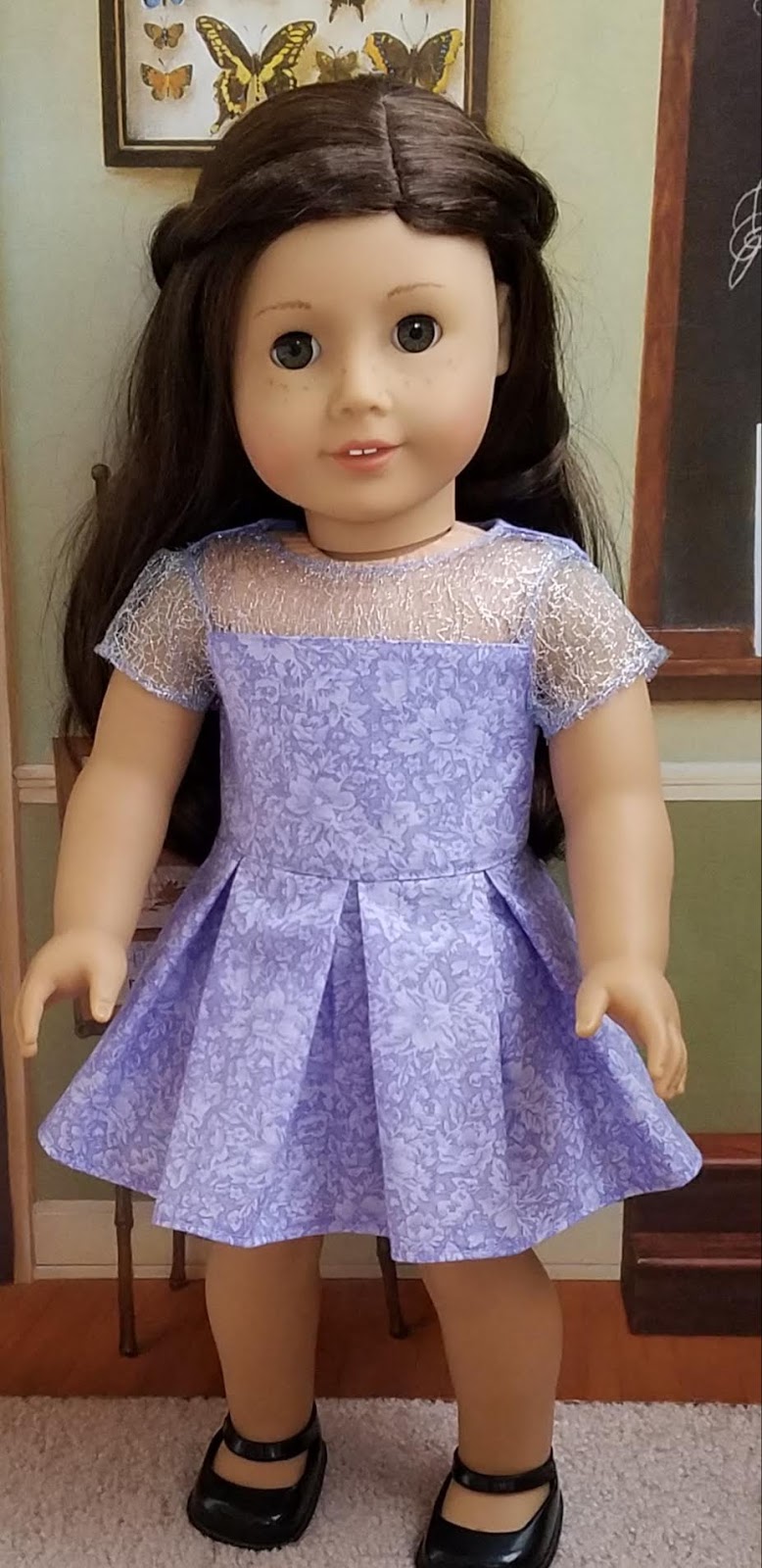 Sew Dolled Up by Ellie's Style: Tori Dress in Lavender