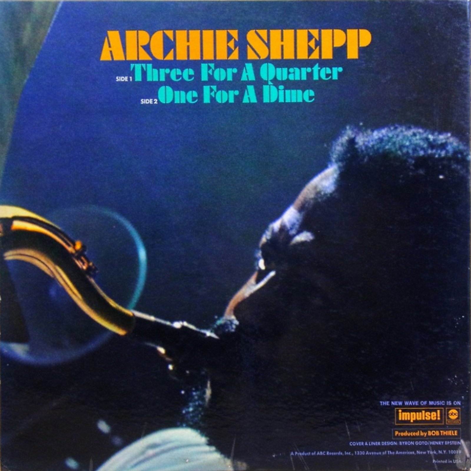 Different Perspectives In My Room...!: ARCHIE SHEPP – Three For A ...