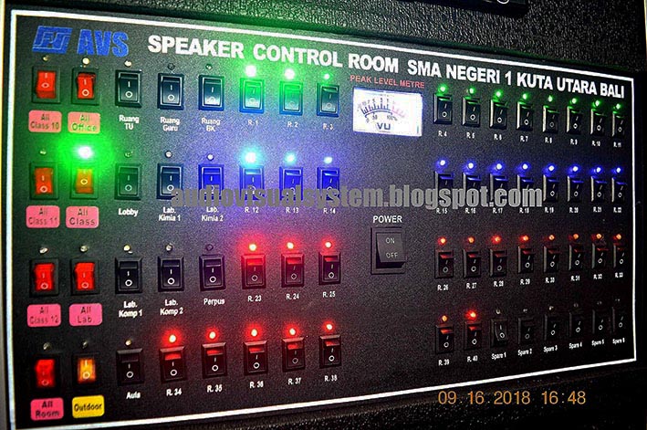 Sound System Ruang Kelas Fasilitas Sekolah: Speaker Control Room Sound ...