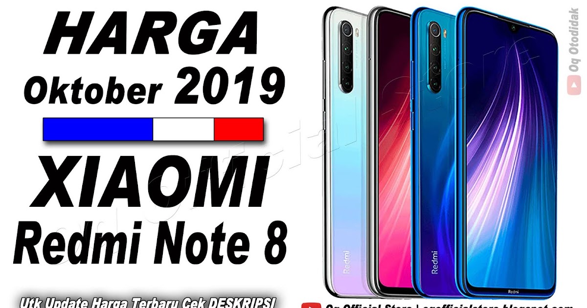 🔘 Harga Xiaomi Redmi Note 8 dan Spesifikasi Terbaru di Indonesia ~ OQ ...