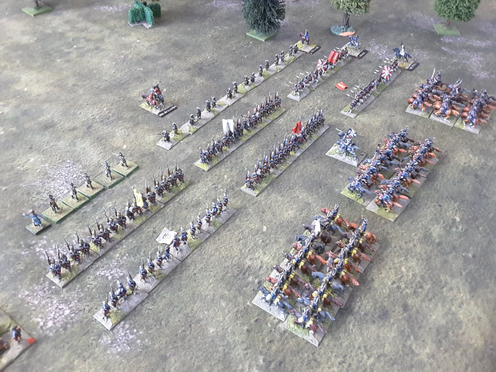 Yarkshire Gamer: Battle of Bergen 1759 15mm SYW Set Up