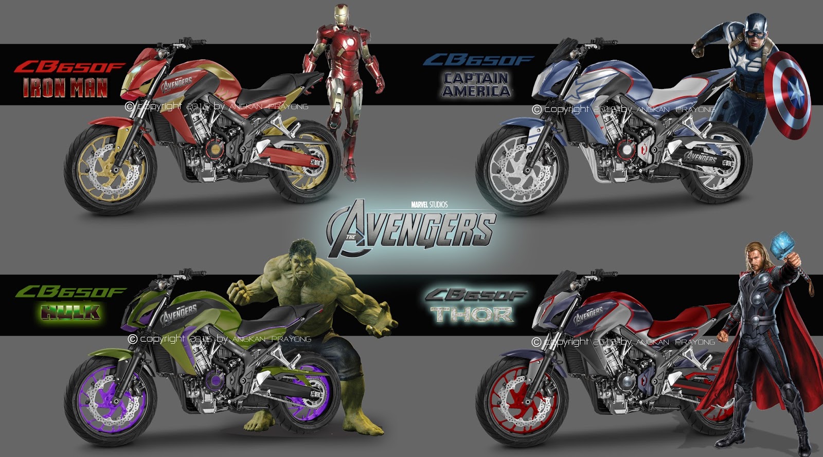 TT BIGBIKE DESIGN: HONDA CB650f AVENGERS CONCEPT