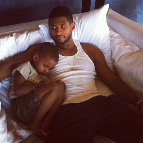 Welcome To Alvin Uche Blog: Usher's Son Now Smiling And Eating After ...
