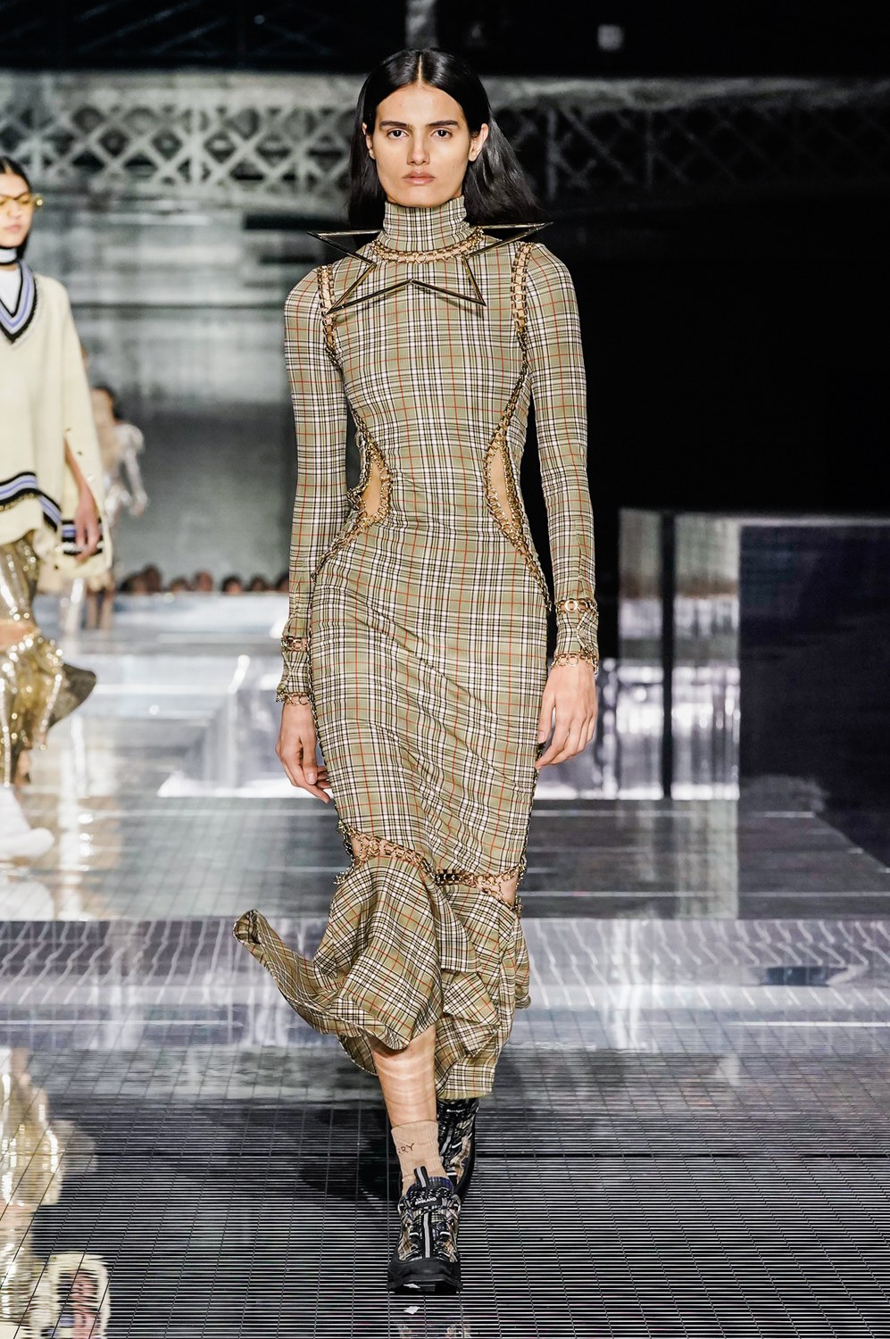 Top models walk the Burberry Fall/Winter 2020 London Fashion Week Show