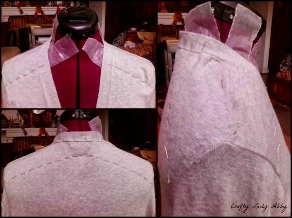 CLOTHING TUTORIAL: Faux Spiked Cardigan Refashion