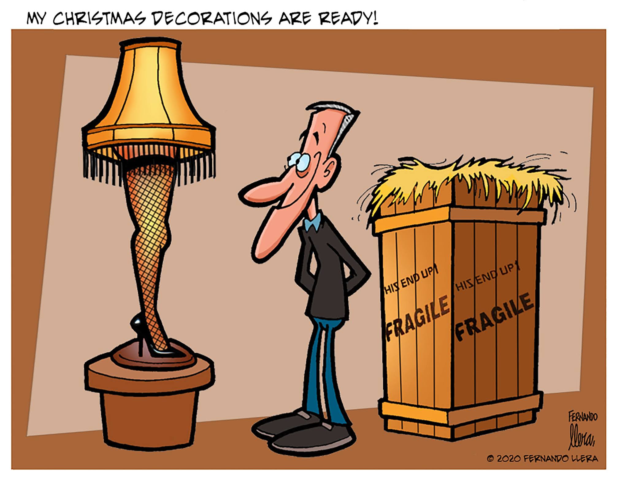 FERNANDO LLERA 'TOONS: Leg Lamp