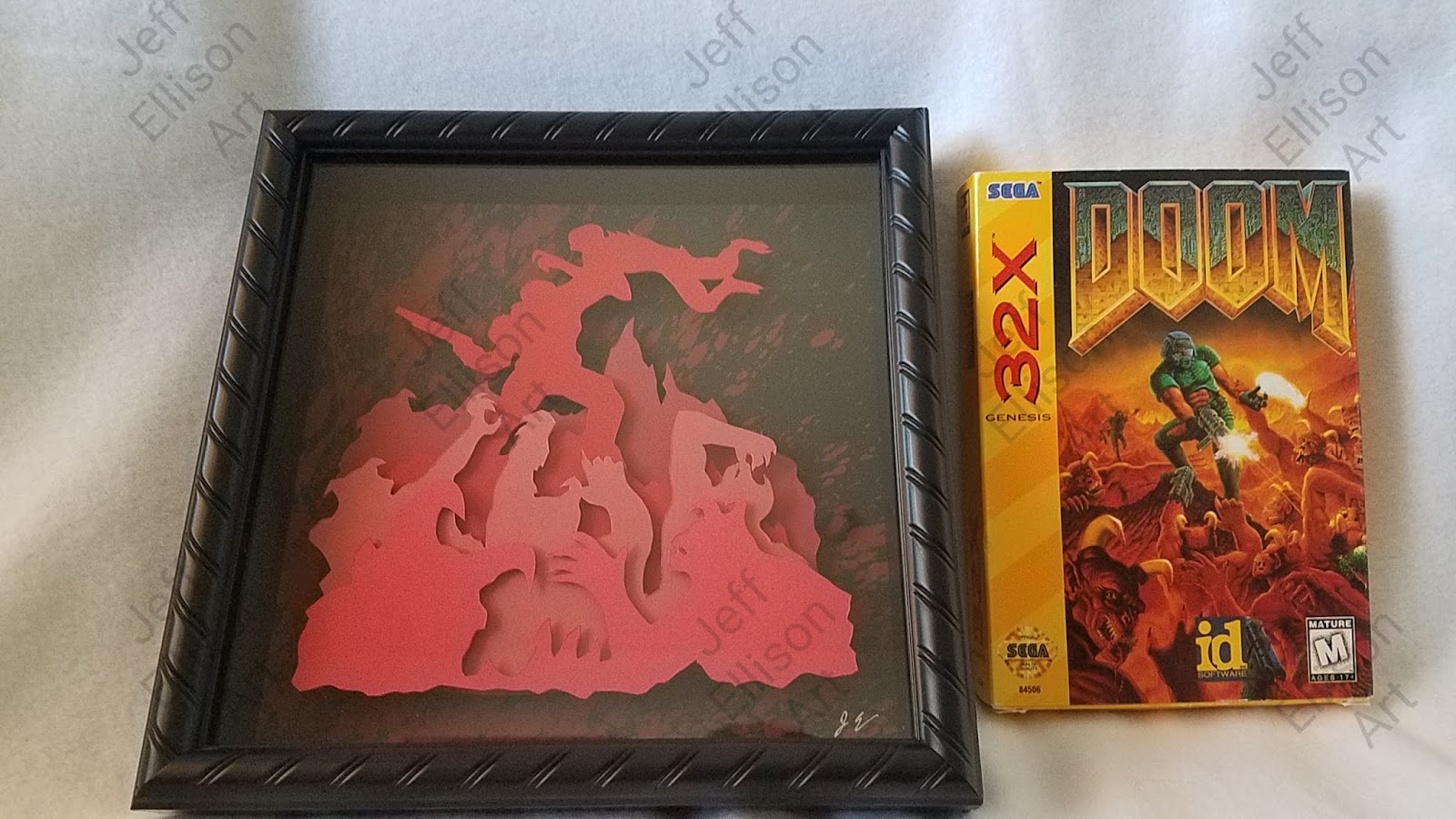 Jeff Ellison Art: DOOM 3D paper art
