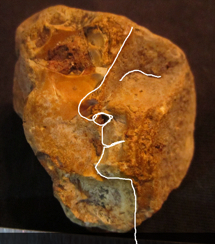 Archaeology of Portable Rock Art: Austin, Texas, area "One eye open ...