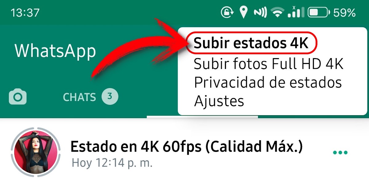 Como subir videos a estados de whatsapp sin perder calidad - elandroidhd