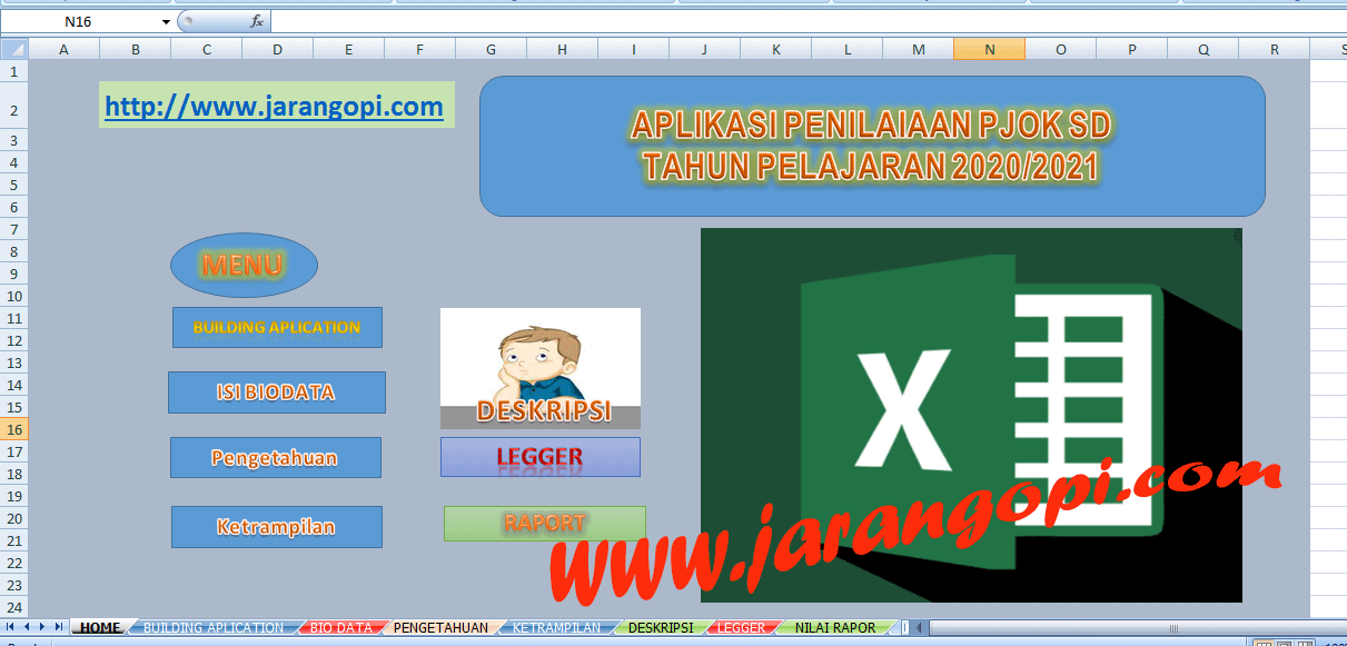 CARA MEMBUAT MENU NAVIGASI ANTAR SHEET PADA EXCEL - Literasi News CARA MEMBUAT MENU NAVIGASI ANTAR SHEET PADA EXCEL - Literasi News