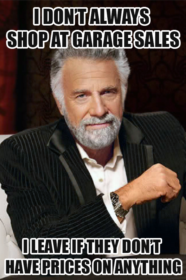 18 Good Reasons Why Priced Items Boost Garage Sale Profit | Craigslist ...