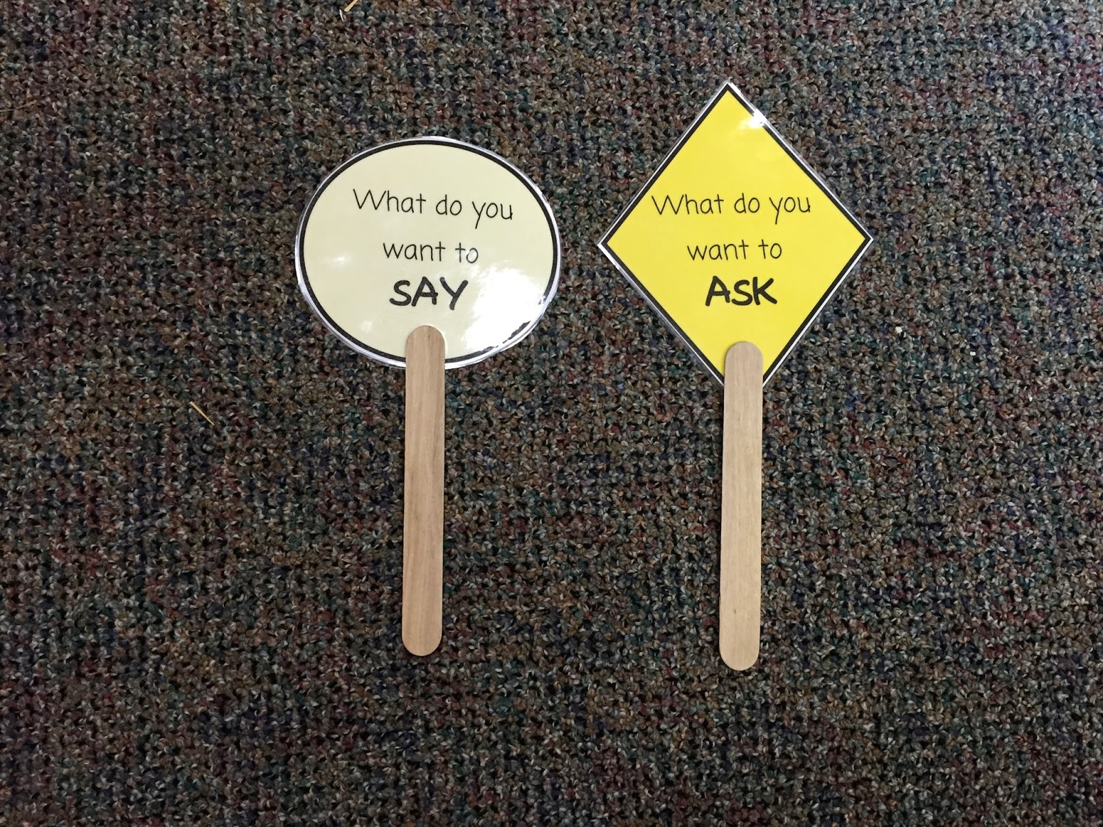 The First Grade Bloom: Question -or- Comment?