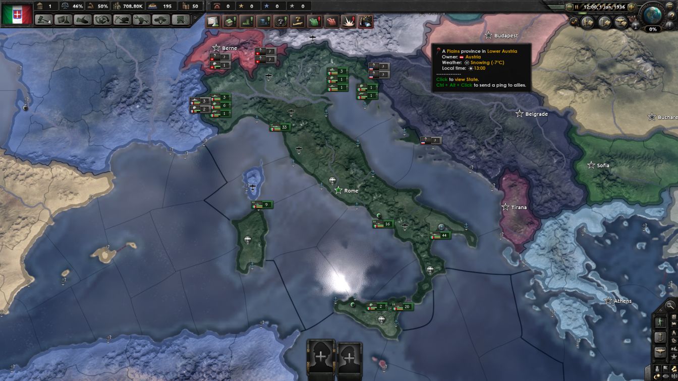 Italy - HOI4 -Setting up (I)