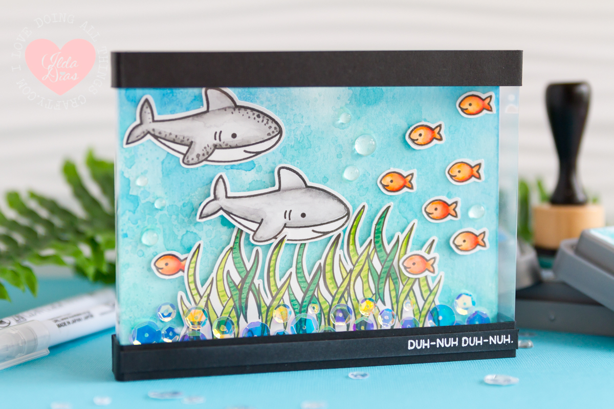 I Love Doing All Things Crafty: Jawesome DIY Aquarium Card Ft. Lawn ...