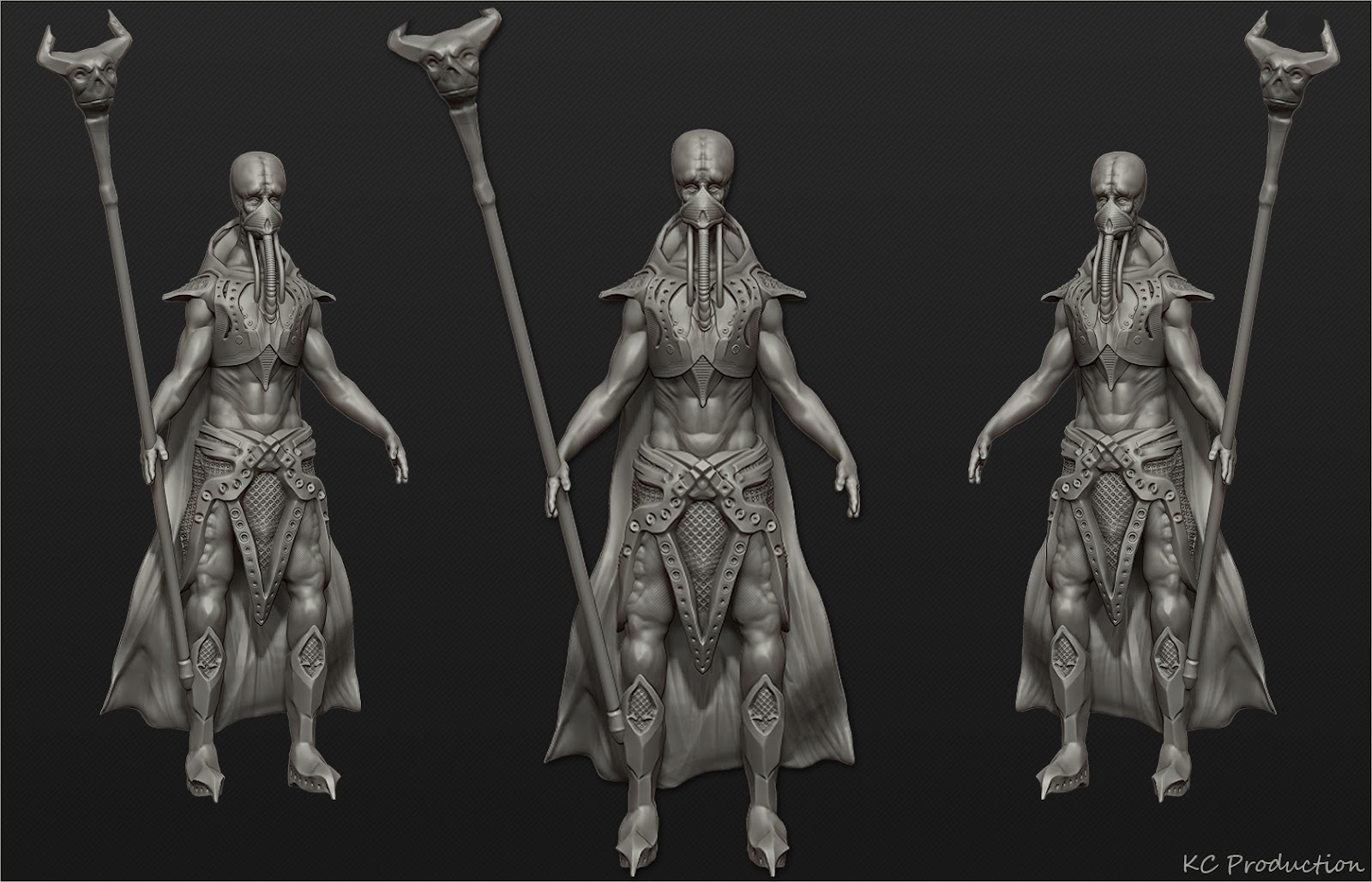 The Art of Kenny Carmody: Character Design 2 - Alien design for UDK Game