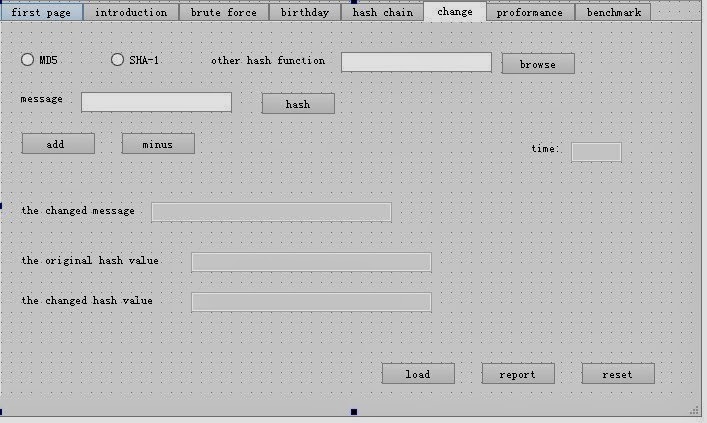 Hash Kit Professional: Draft GUI design for hash kit