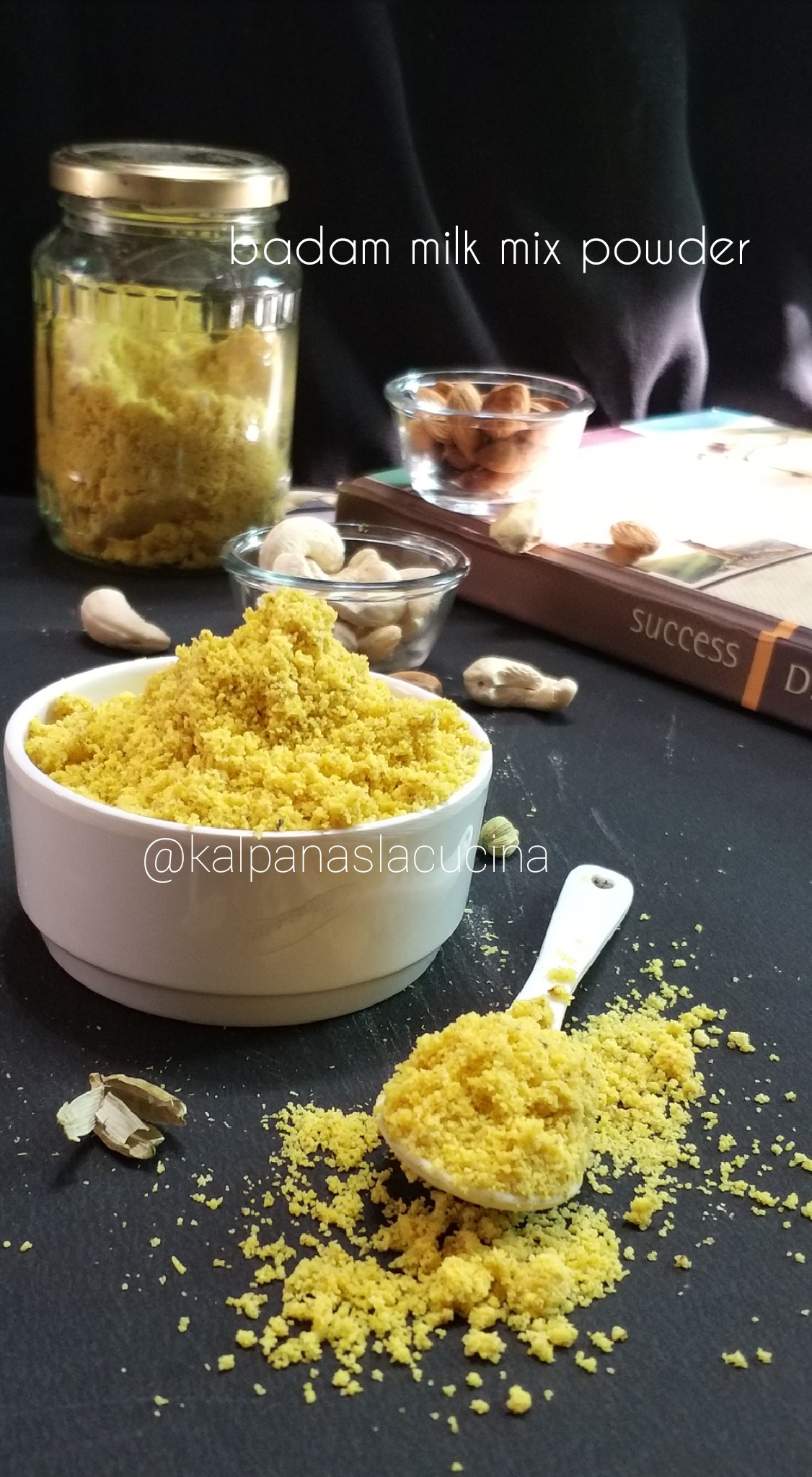 kalpana’s la cucina..... spice 4 all seasons: HOMEMADE BADAM MILK MIX ...