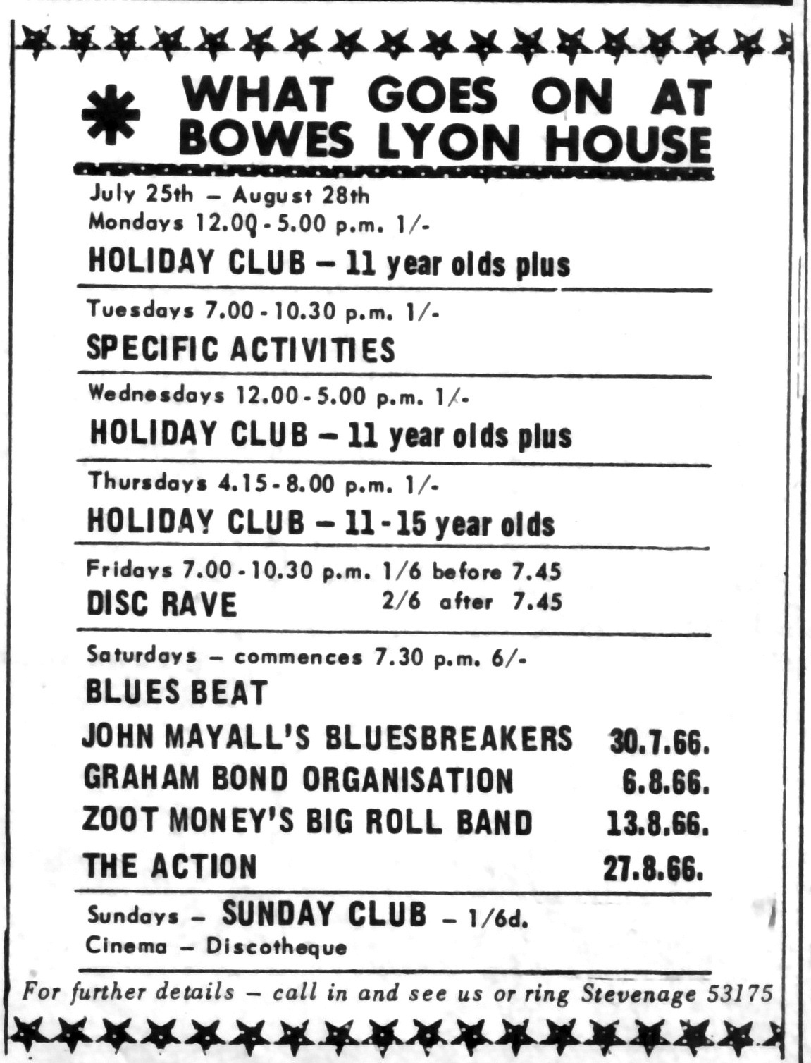 The Stevenage Scene: INTRODUCTION
