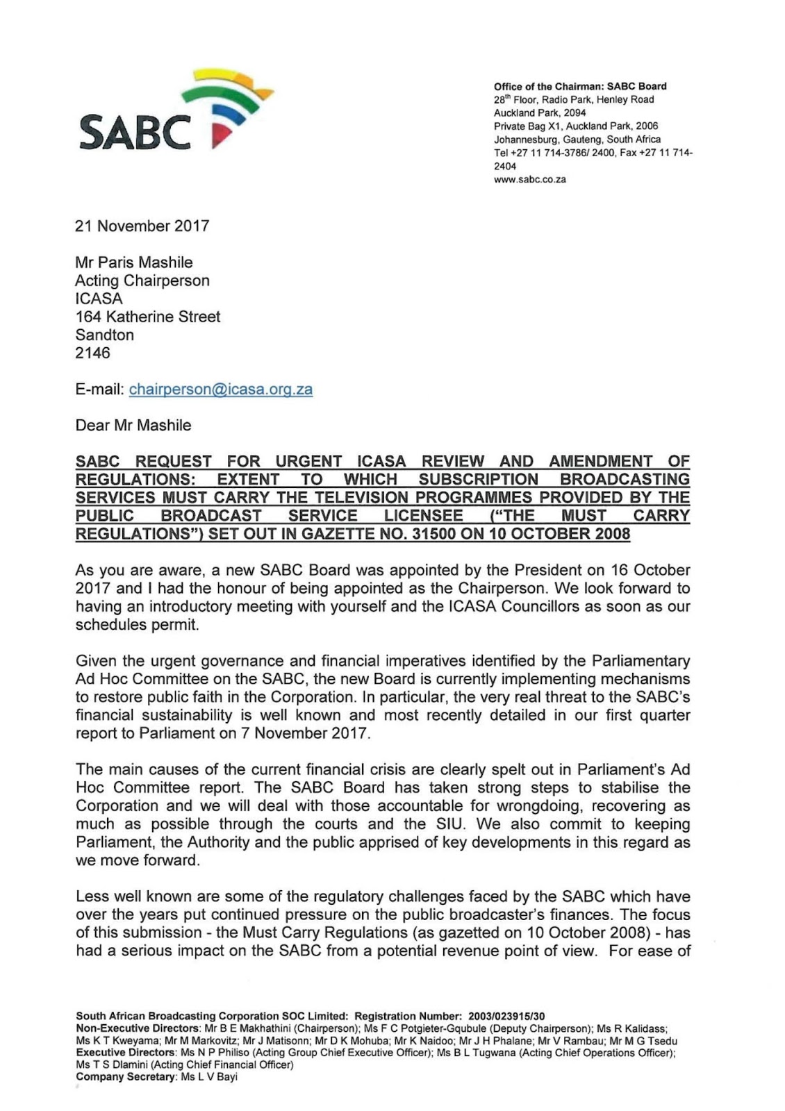 TV with Thinus: The SABC says it now wants satellite TV operators to ...