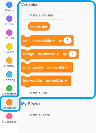 Penjelasan Tab Bar (Bagaian Code) Pada Scratch | Void Code