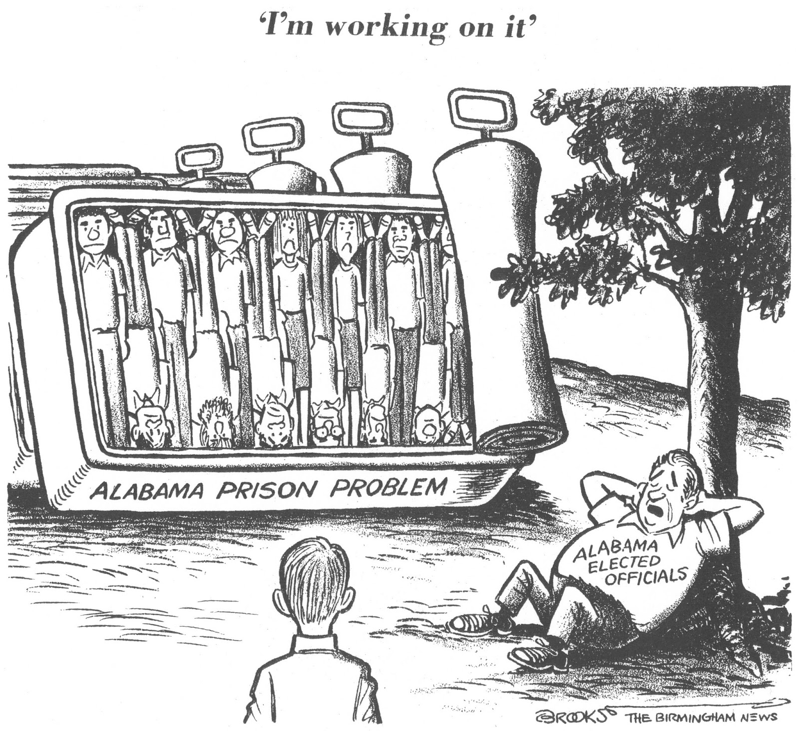 Birmingham Public Library Exhibits Cartoons of Charles Brooks