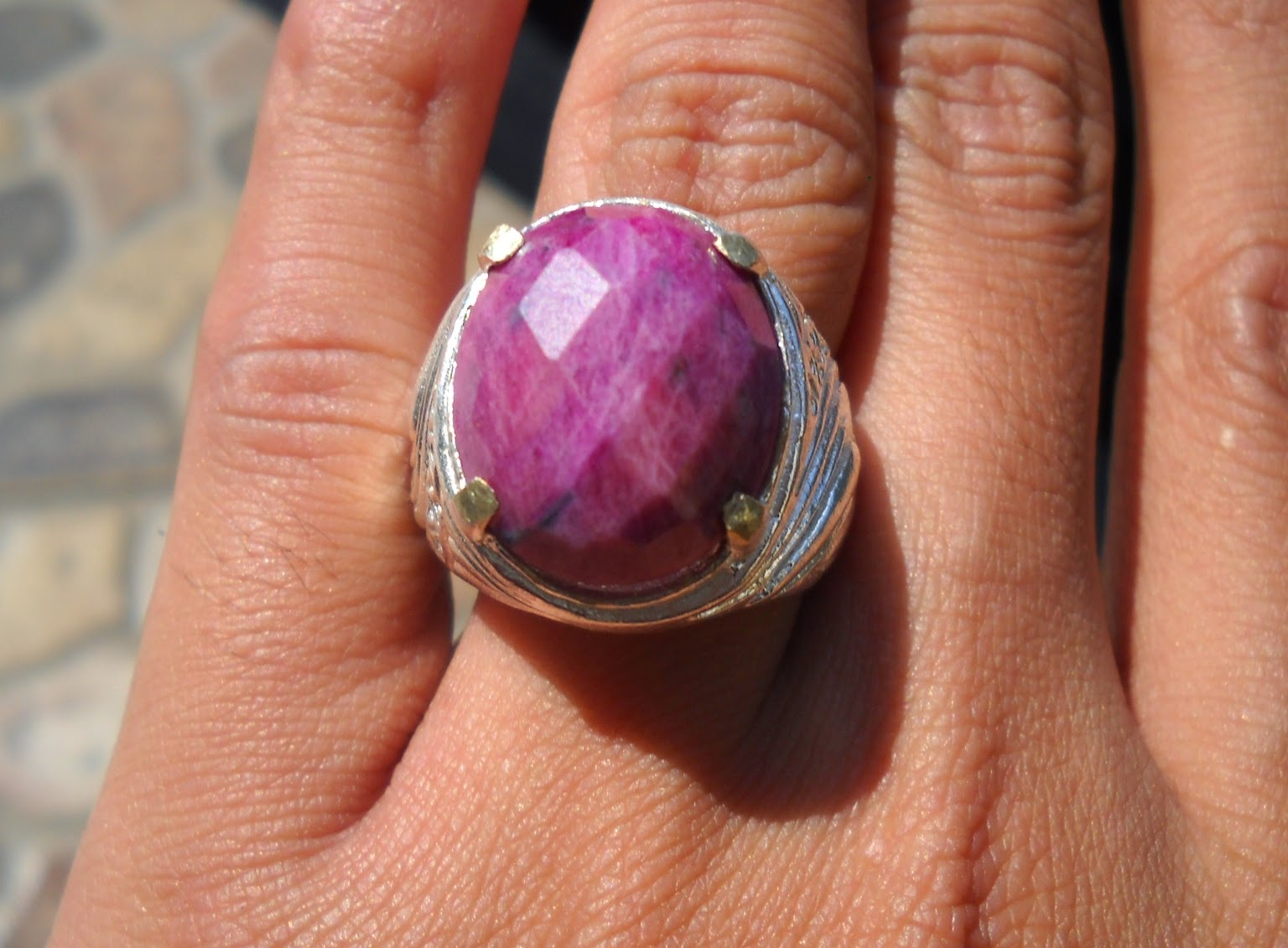 Pesona Batu Akik: BMA01- Batu Ruby Tanzania...Memukau...