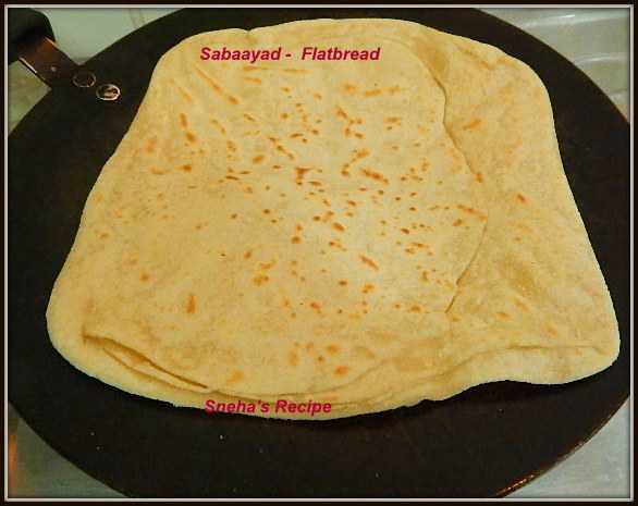 Sabaayad - Flatbread - Sneha's Recipe