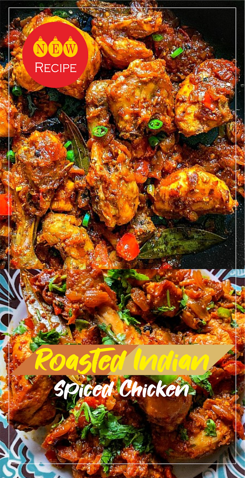 Roasted Indian Spiced Chicken Recipe | Amzing Food