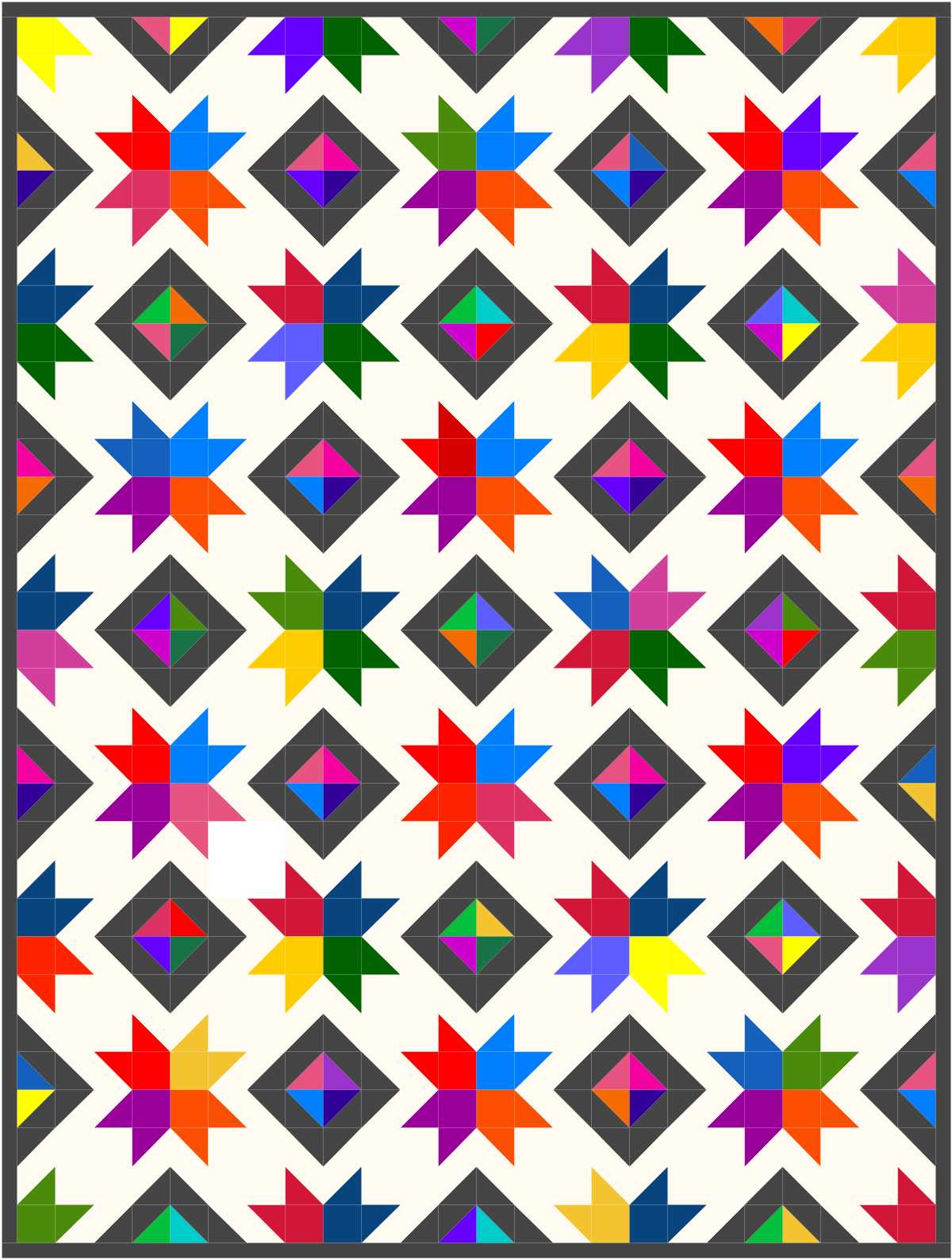 Happy Quilting: Star Value Block and Quilt - A Tutorial