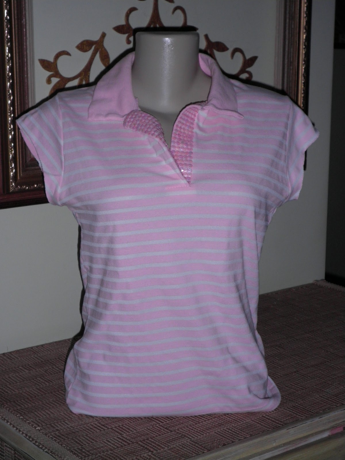 Coisas da Sil: Era uma vez uma blusa polo- DIY