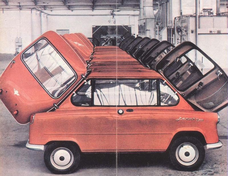 Vintage Photos of Two-Faced German Microcar Zündapp Janus From the Late ...
