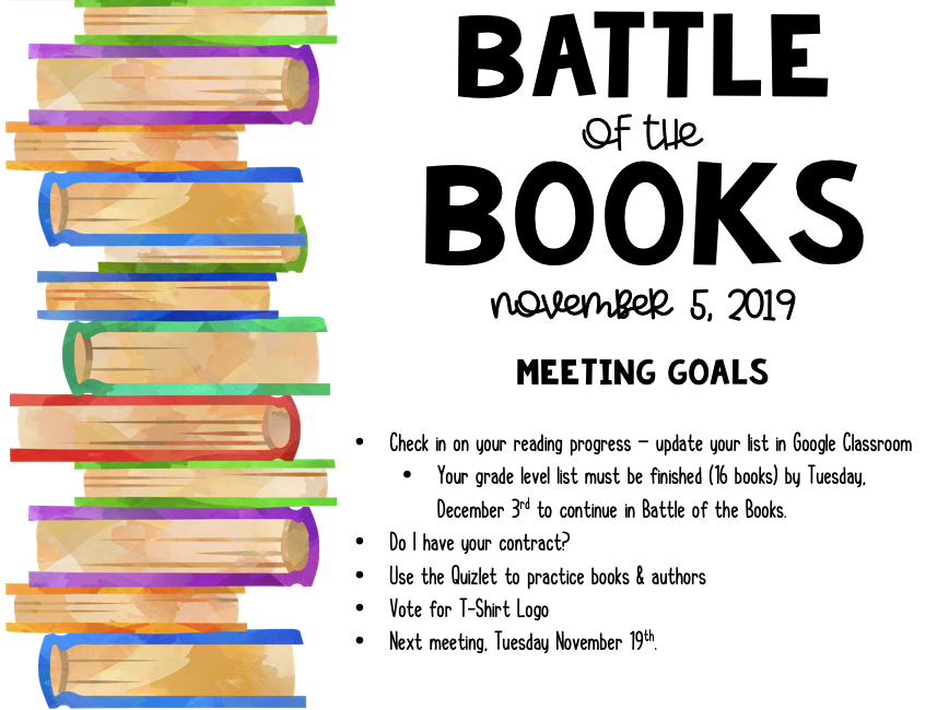 Field LRC: Battle of the Books