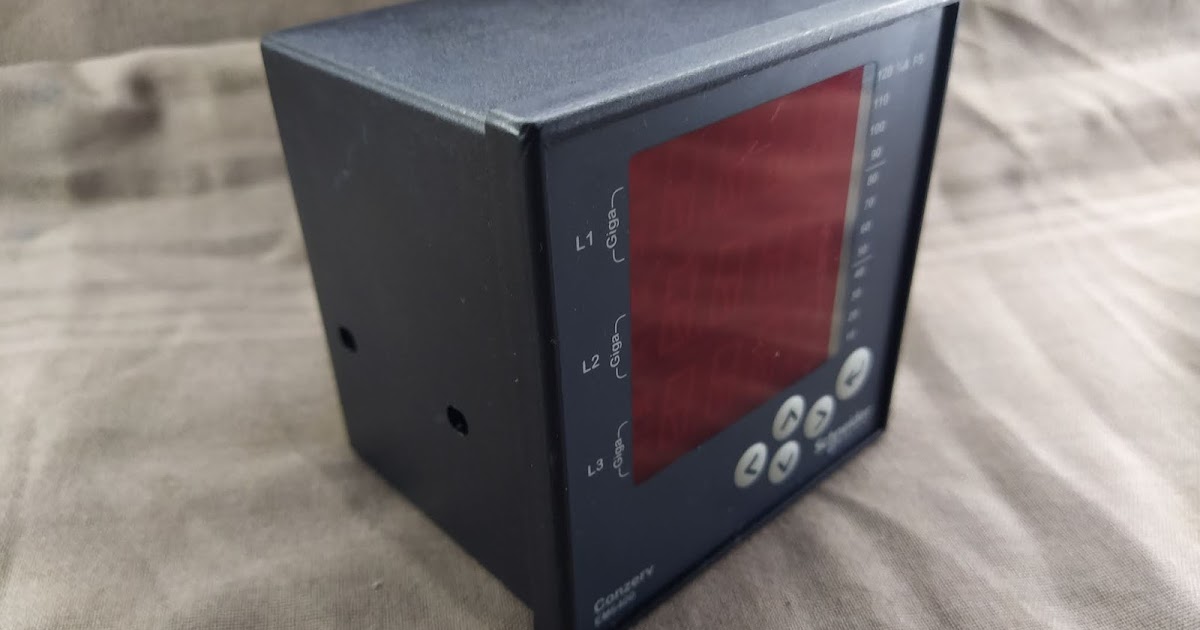 SCHNEIDER CONZERV EM6400 POWER METER EM 6400