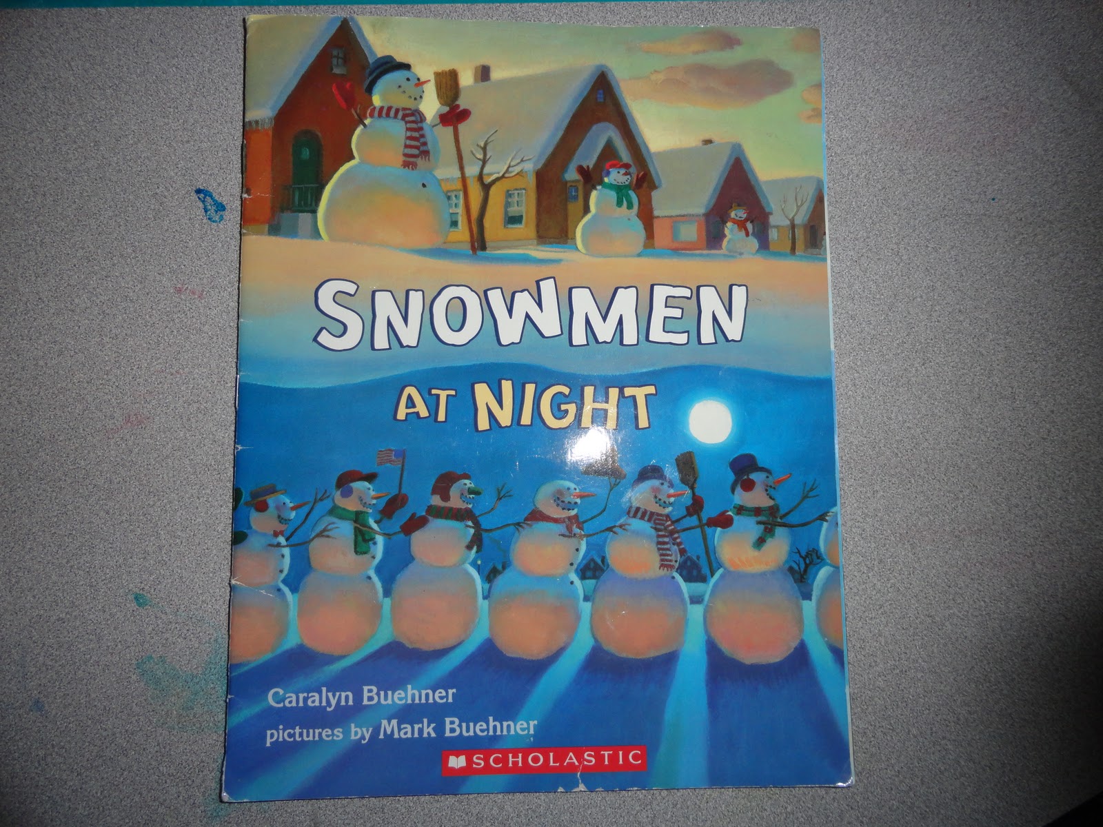 Mrs. Summers Kindergarten Blog: Snowmen at Night