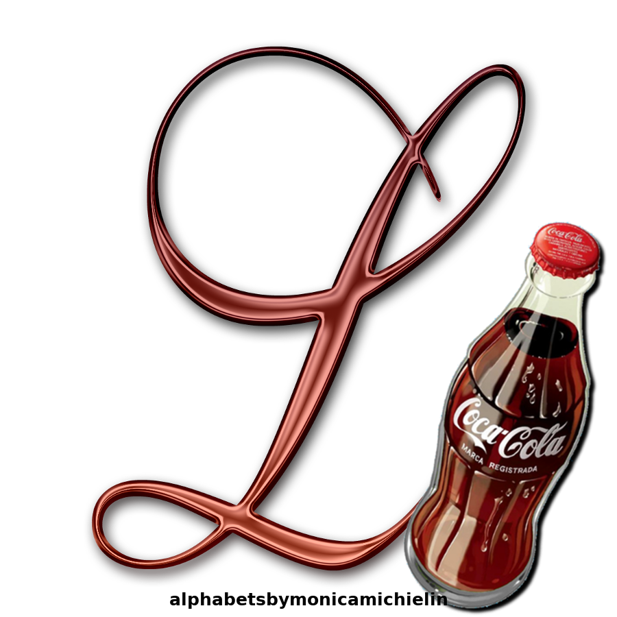 M. Michielin Alphabets: DARK RED CLASSIC FONT COCA-COLA, COKE ALPHABET ...