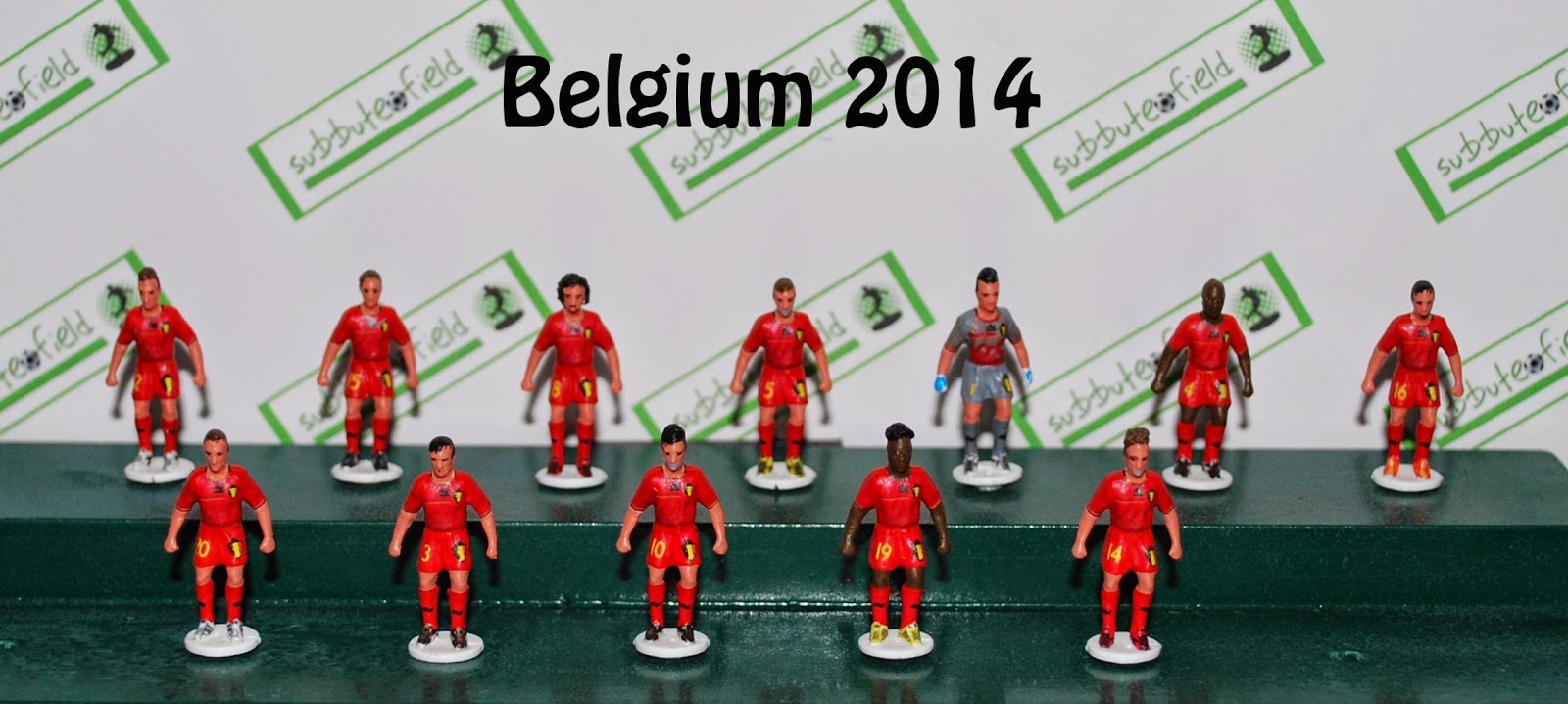 Subbuteo Field: New Decal Team - Belgium 2014