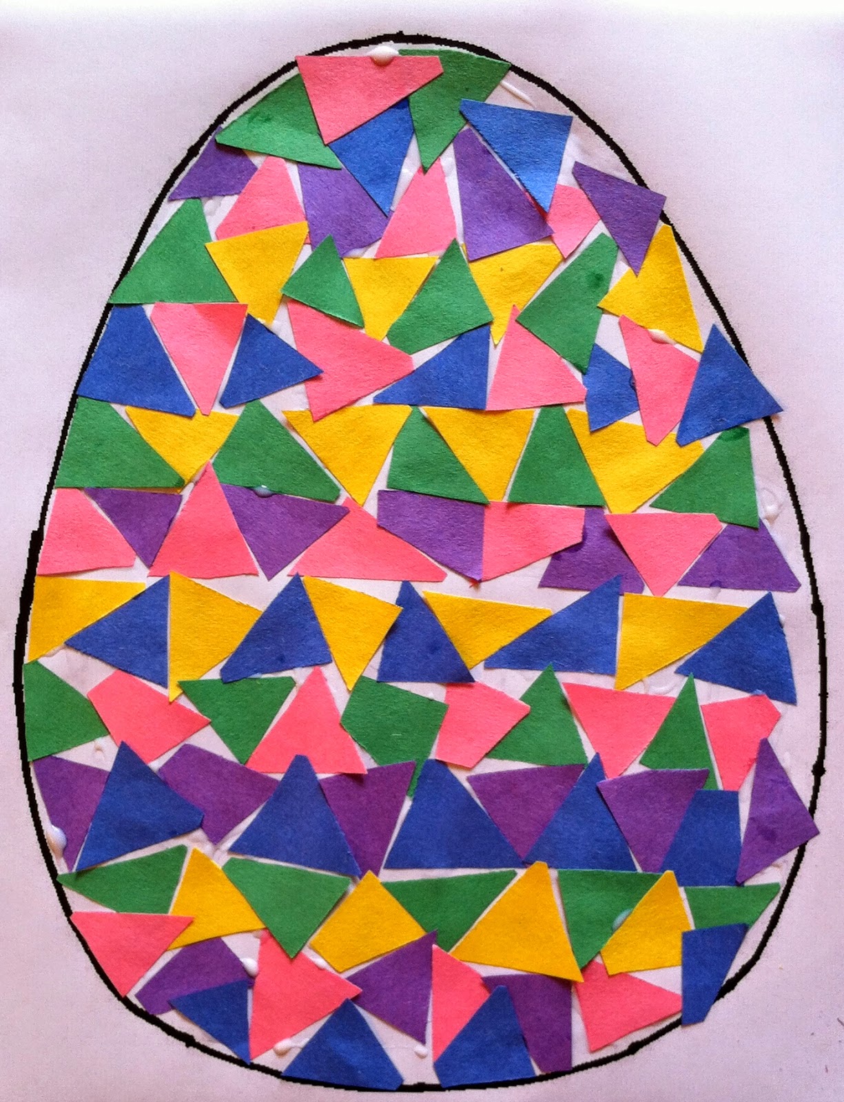 Mrs. Thompson's Treasures : Easter Egg Mosaic