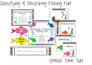 Reading Comprehension Stories: Classifying & Describing Fishing Fun!