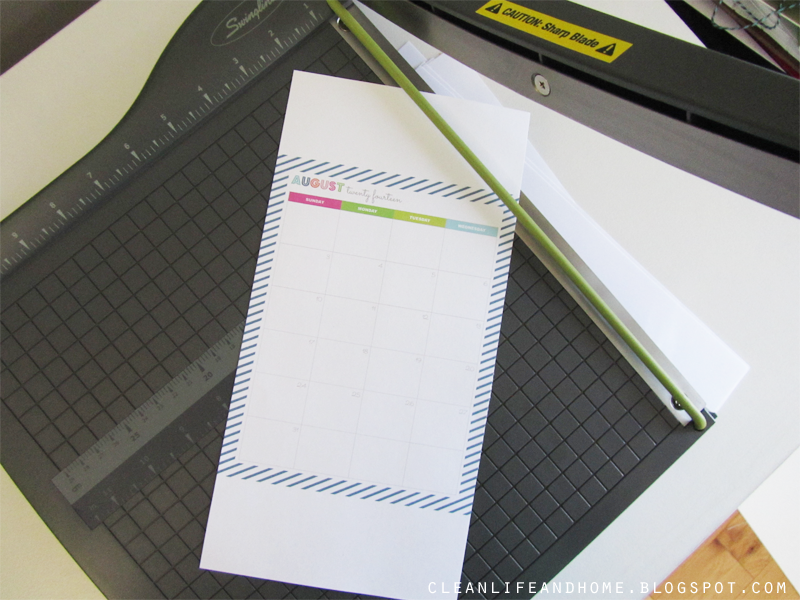 Clean Life and Home: How to Resize a Letter Size Printable!