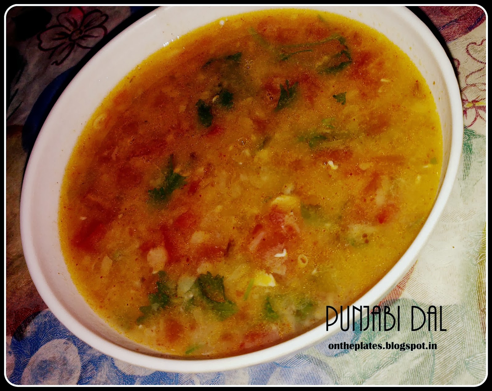 On The Plates: Punjabi Dal