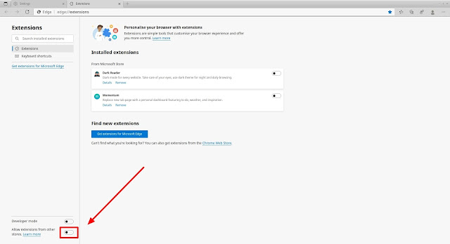 How to save open tabs for later in Microsoft Edge?