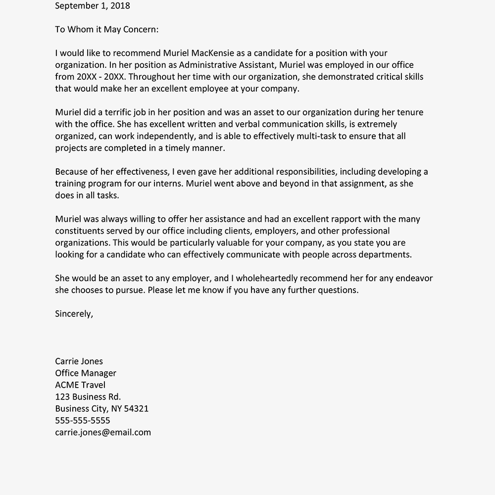 Employee Referral Letter Template Resume Letter Employee Referral Letter Template Resume Letter