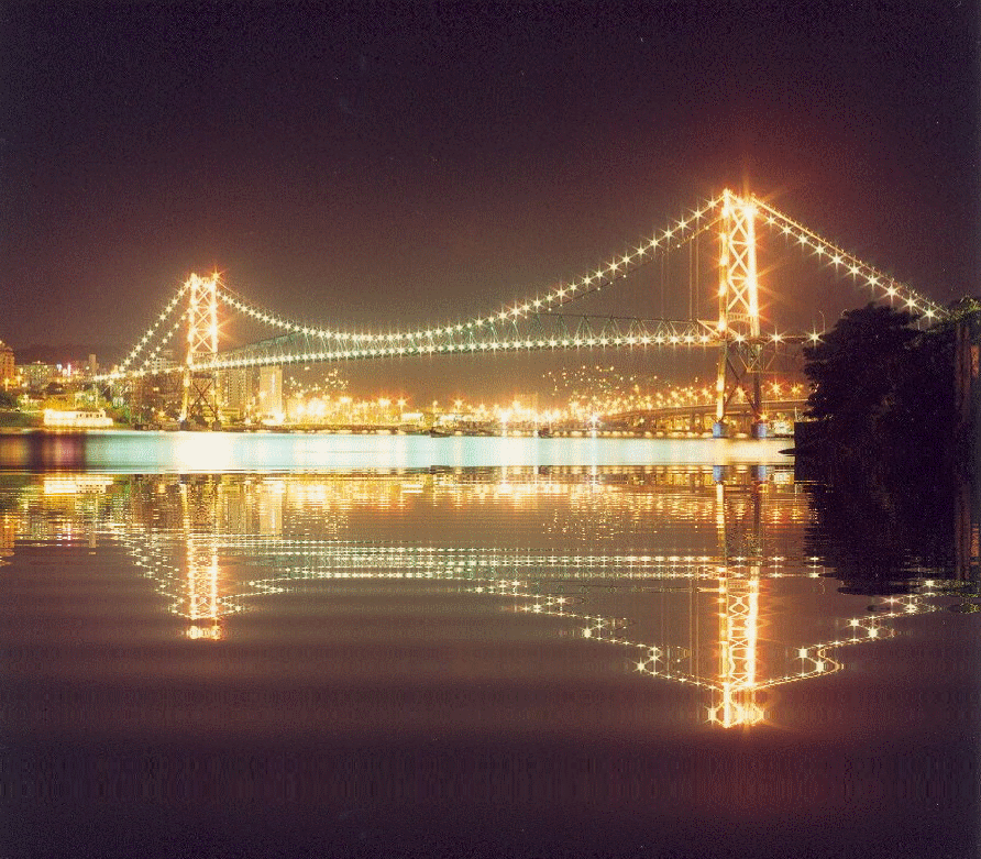SÓ GIFs. ╬╬ ╬╬ ╬╬ ╬╬ ╬╬ : Ponte Hercílio Luz - Florianópolis - SC.