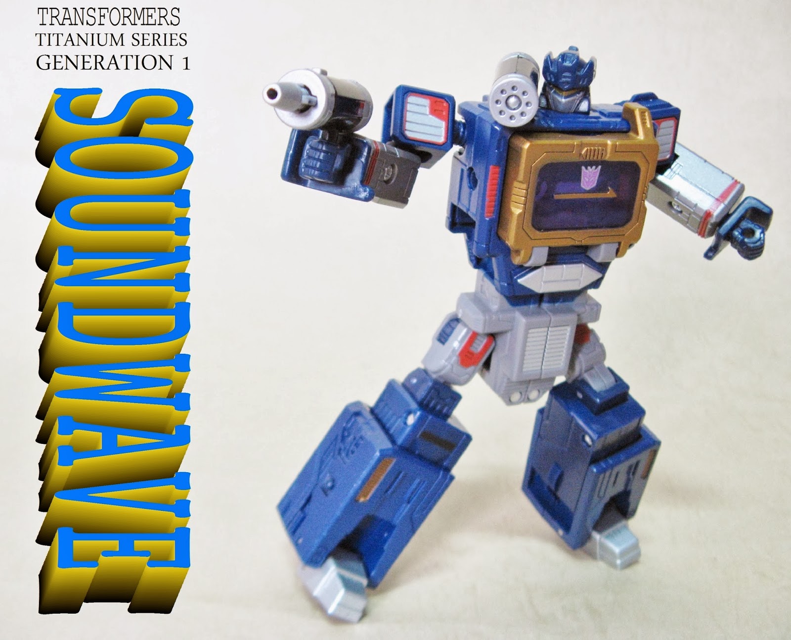TRANSFORMERS Titanium Generation 1 SOUNDWAVE 變形金剛鈦系列G1 音波