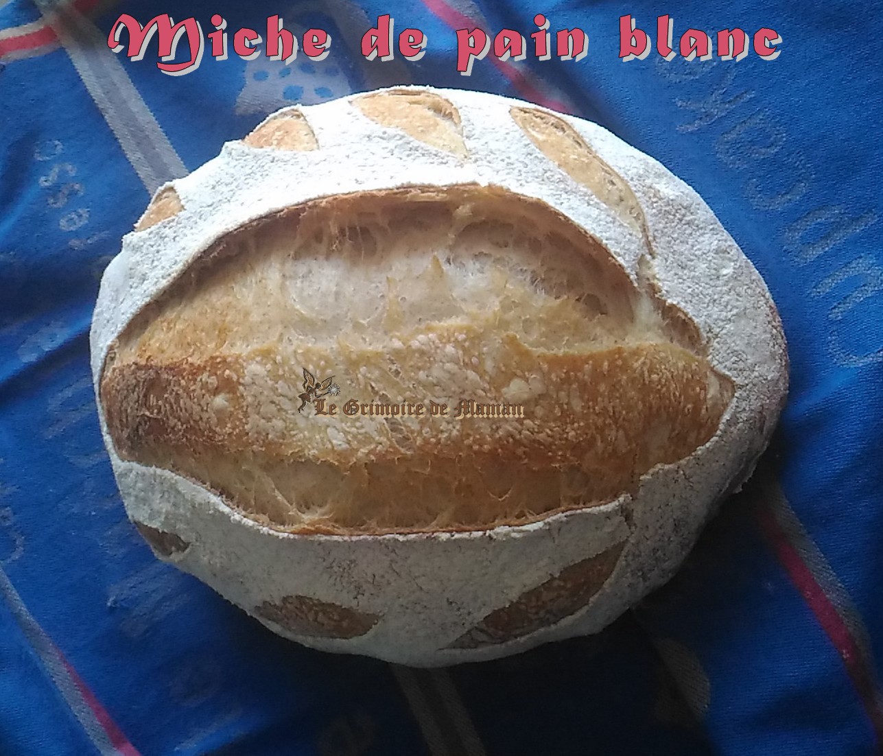 Miche de pain blanc