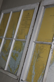 We're moving to the beach!: DIY Window Map Wall Art