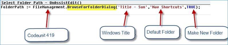 Suraj Patel - Microsoft Dynamics NAV | Business Central: Folder Browse ...