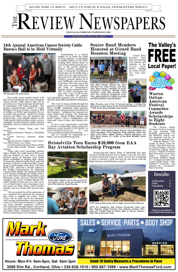 The Review Newspapers: 2020-07-19