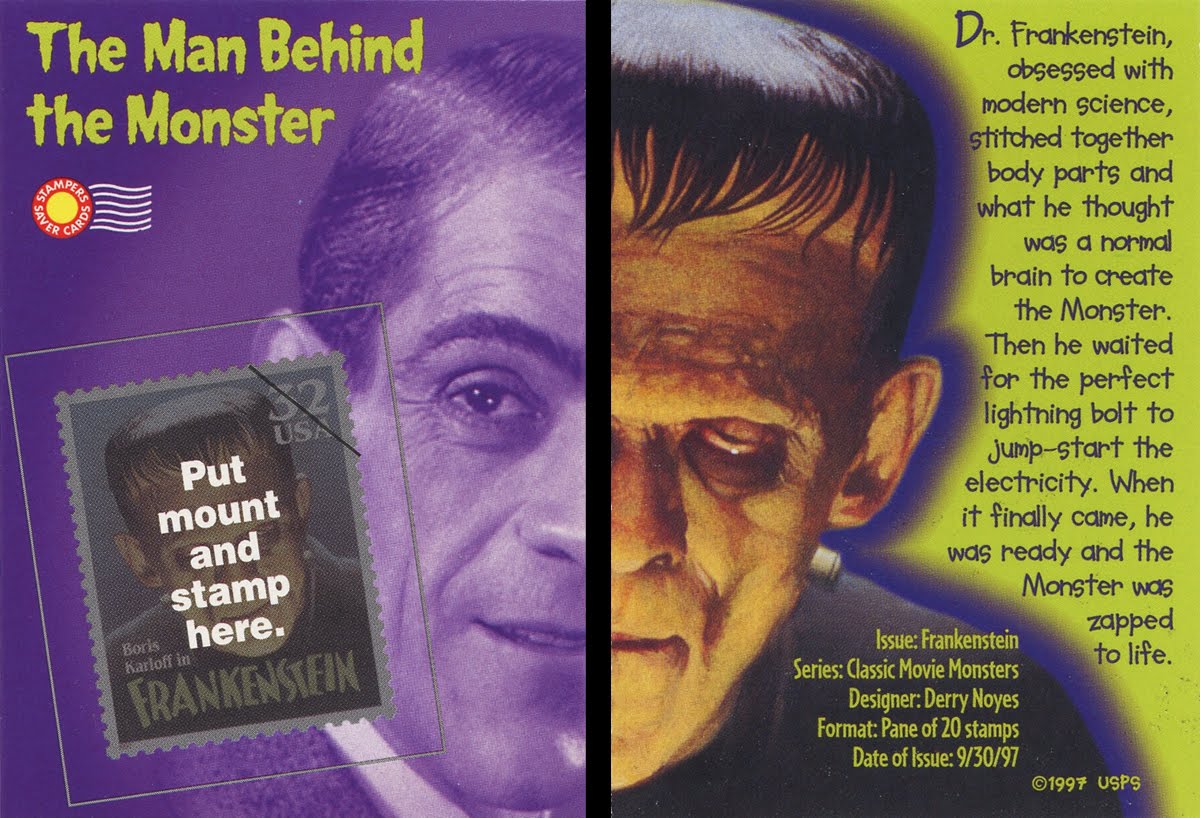 Weird Hollow: UNIVERSAL MONSTERS POSTAGE STAMPS