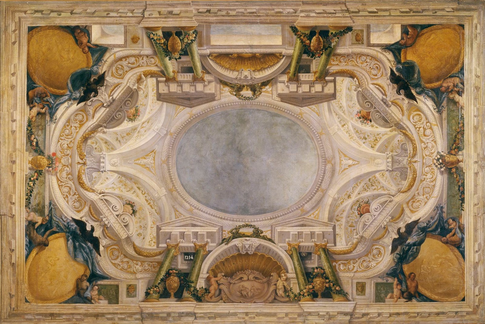 Spencer Alley: Preparatory Designs for European Ceilings